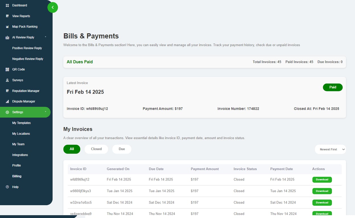 How to View and Manage Your Billing in the GetDandy App